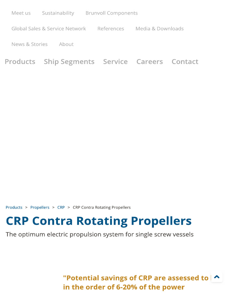 CRP Contra Rotating Propellers | PDF