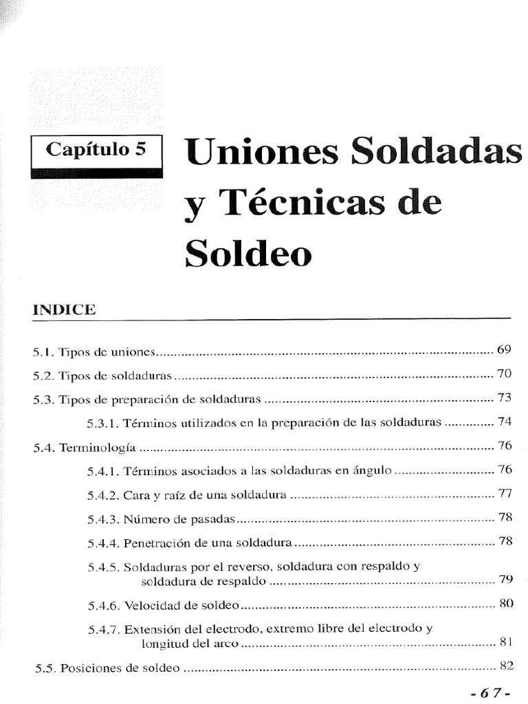 Uniones Soldadas y Técnicas de Soldeo (OCR) | PDF | Construcción | Soldadura
