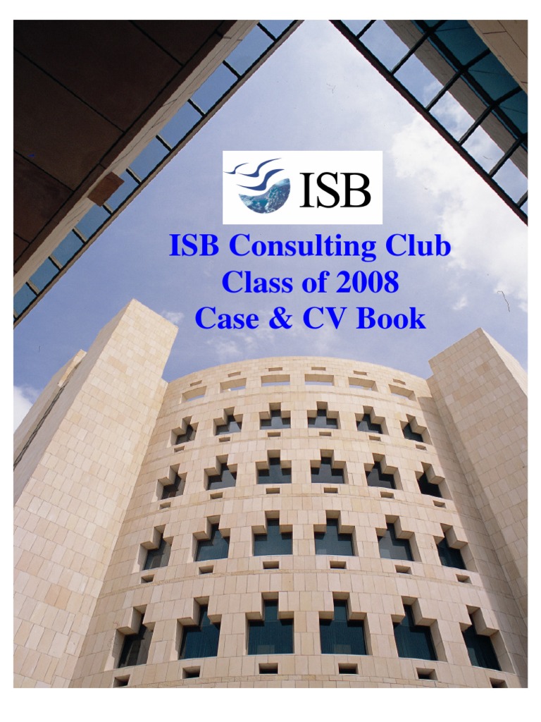 Co2008 Consulting Case Book and Sample Resume | PDF | Strategic ...