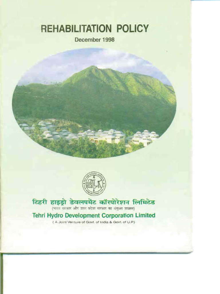 Rehabilitation Policy Tehri 0 | PDF