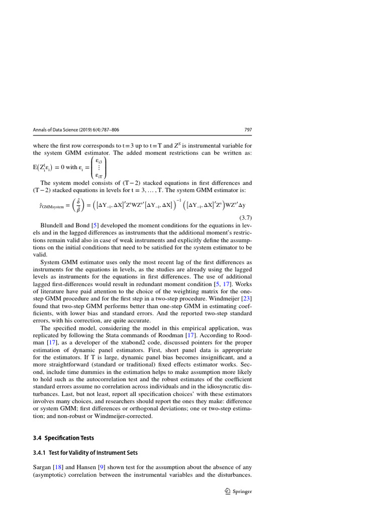 A Dynamic Panel Gravity Model Application - 2 - 2 - 1 | PDF ...
