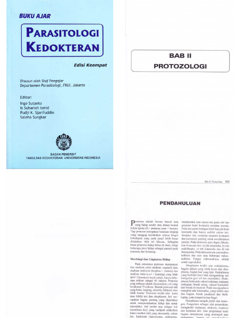 Parasitologi UI Edisi 4 Part 2 | PDF