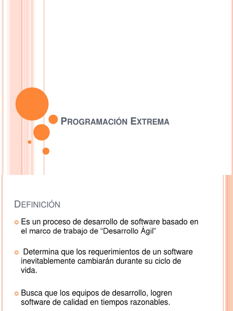 Programación Extrema | PDF