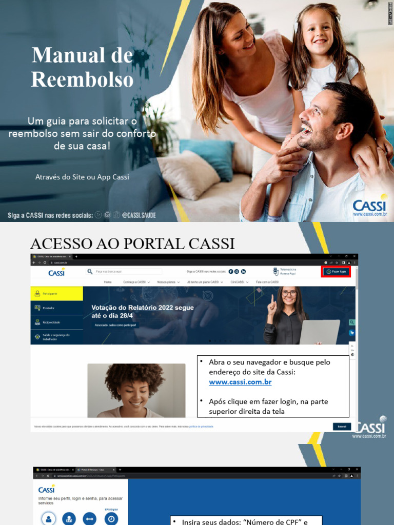 Guia de Reembolso Cassi Online | PDF | Informática