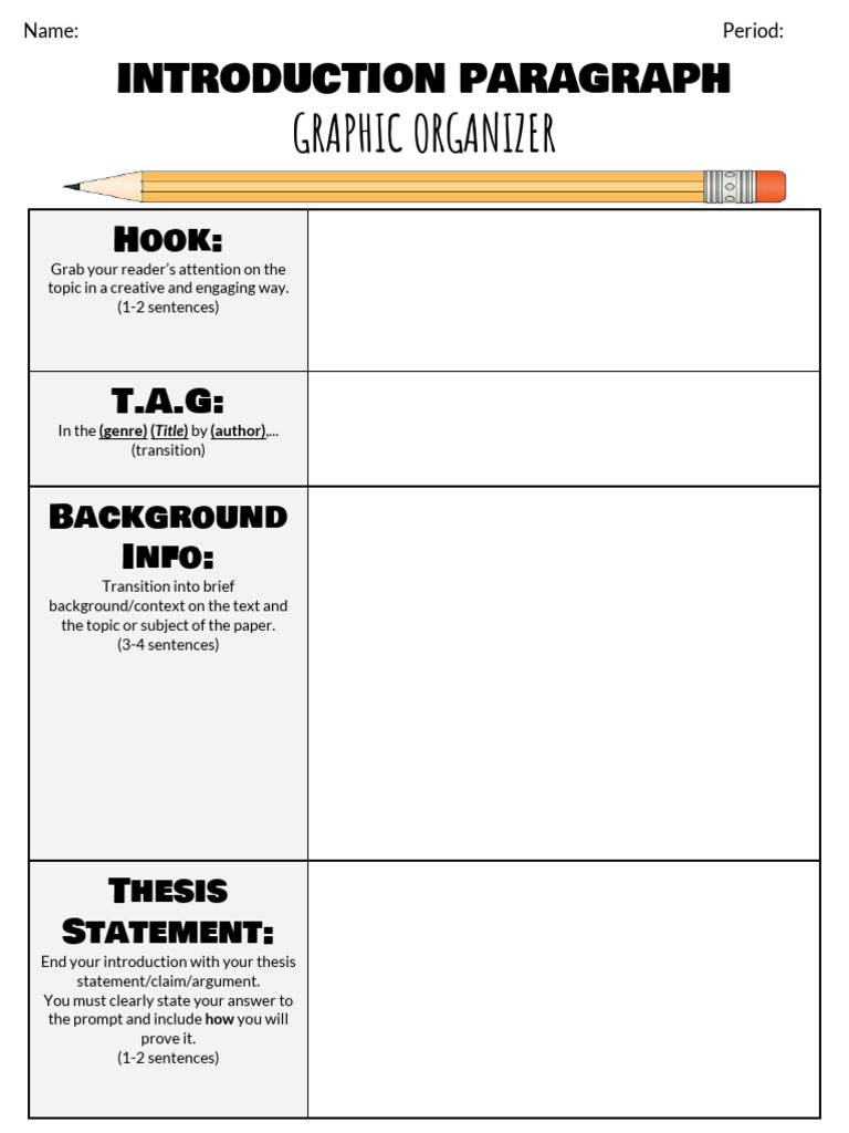 Graphic Organizers (Intro, Body, Conclusion) | PDF | Paragraph | Argument Graphic Organizers (Intro, Body, Conclusion) | PDF | Paragraph | Argument