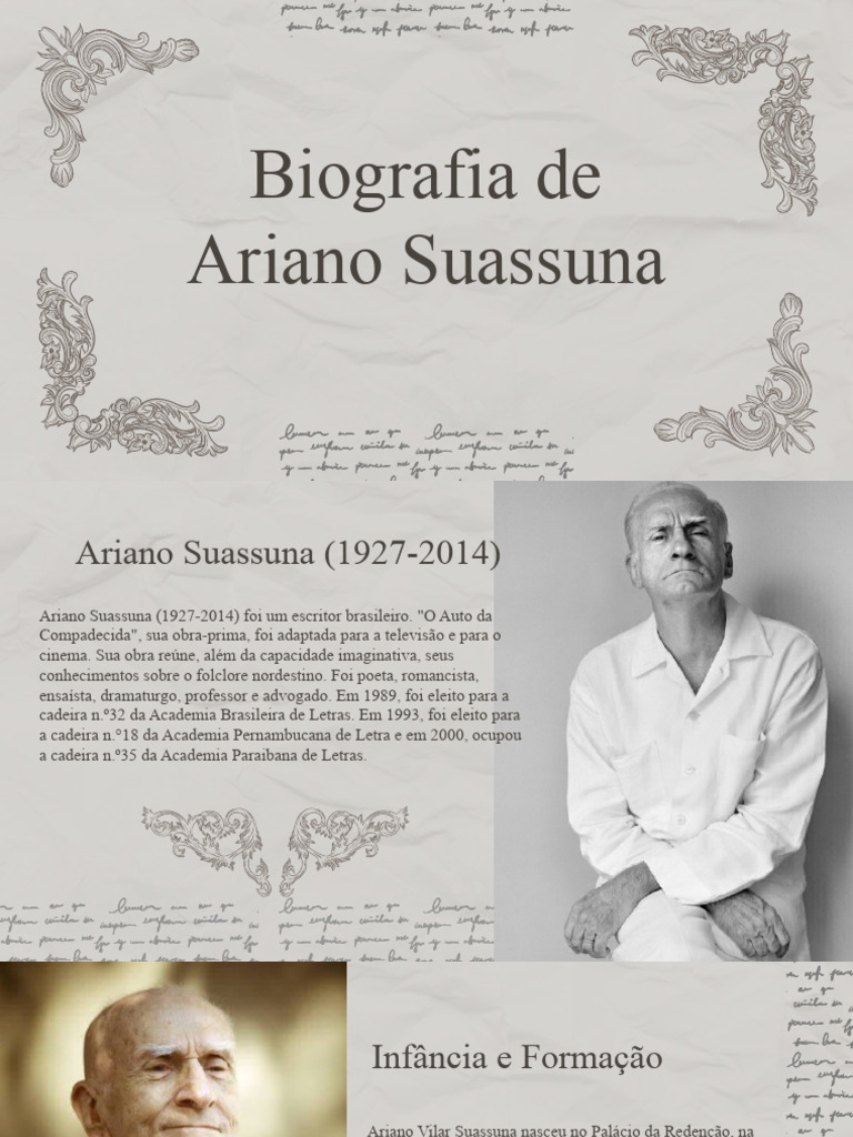 Biografia de Ariano Suassuna | PDF