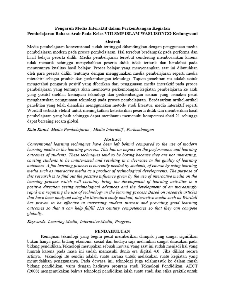 Artikel Kelas VIII | PDF | Karier & Perkembangan | Ilmu Sosial