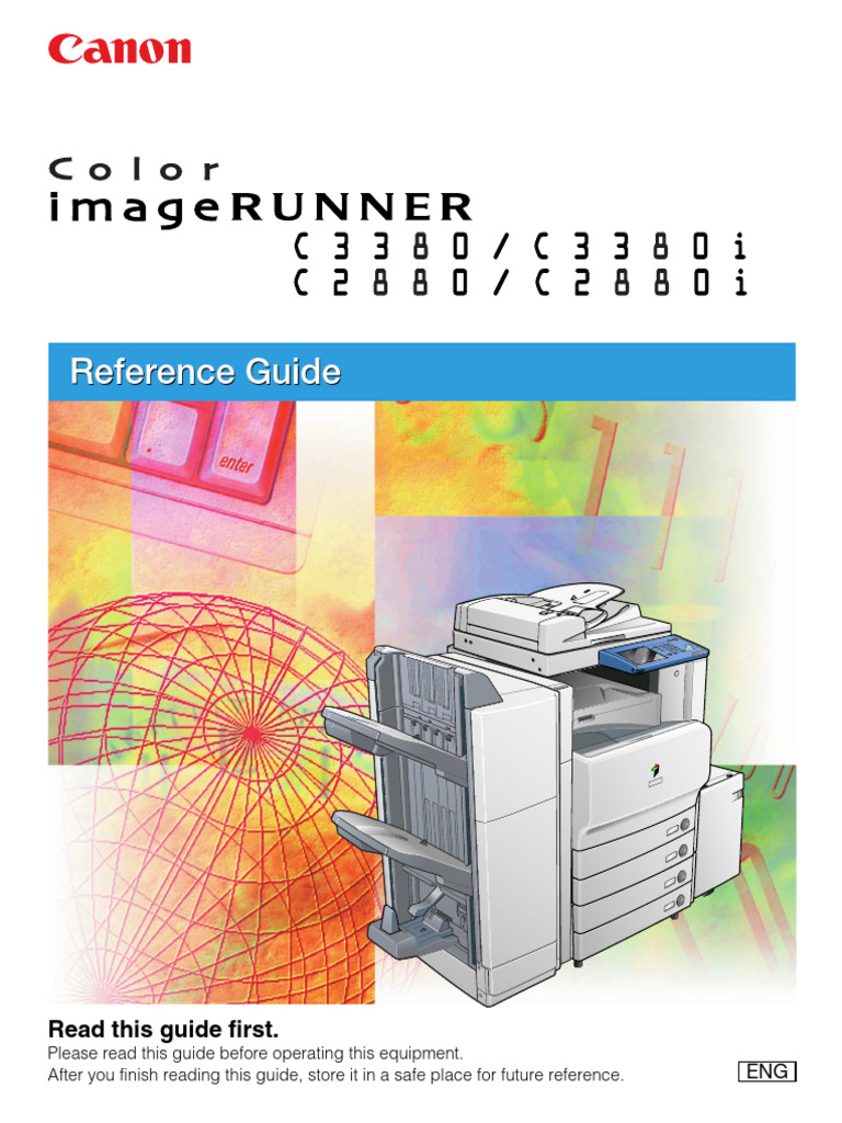 Canon iRC2880 3880 Reference Guide | PDF | Online And Offline | Printer ...