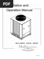 Multistack Air Cooled Chiller Install Guide | PDF | Heat Exchanger | Valve