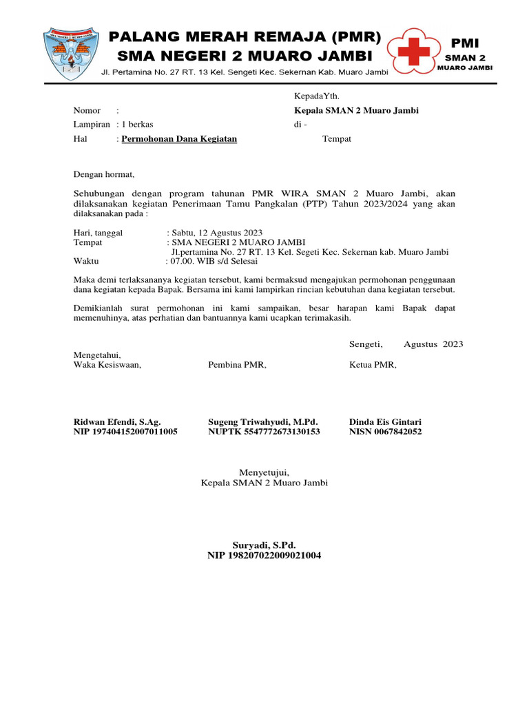 Proposal PMR PTP 2023 | PDF