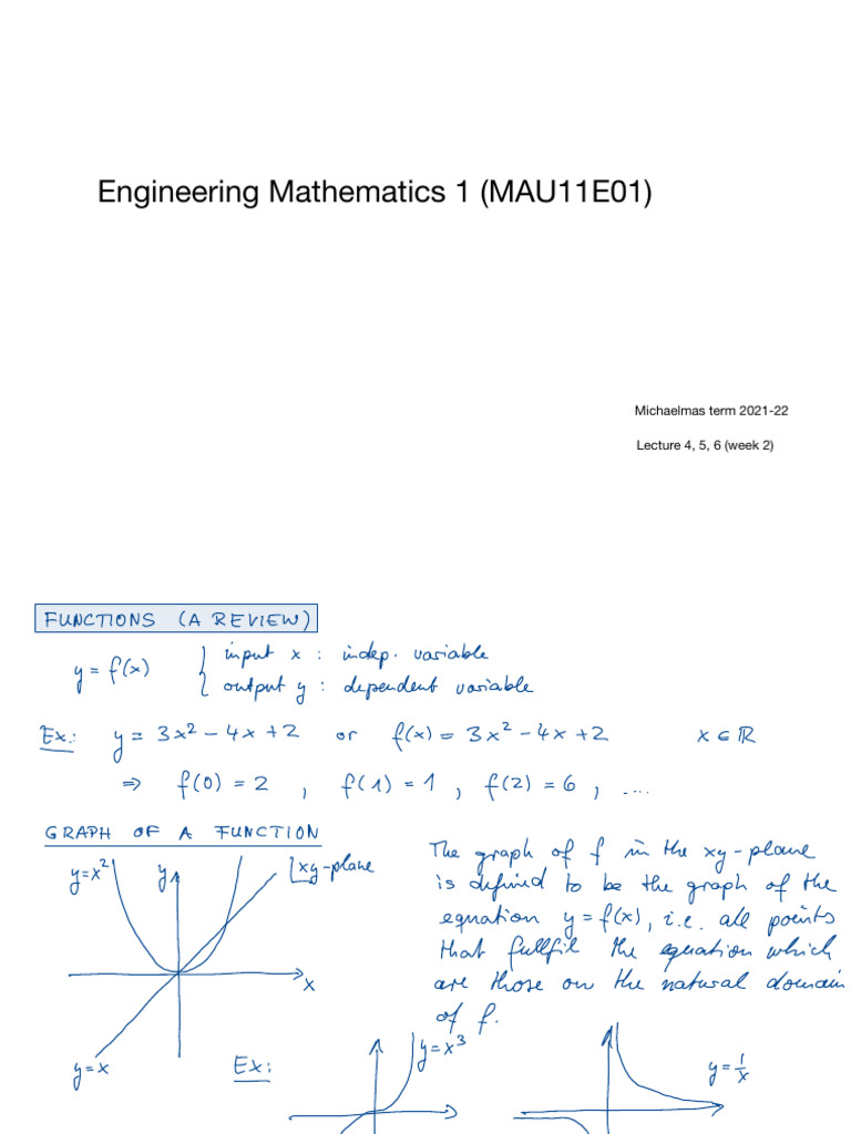 Lecture 4,5,6 Functions | PDF | Function (Mathematics) | Applied ... Lecture 4,5,6 Functions | PDF | Function (Mathematics) | Applied ...