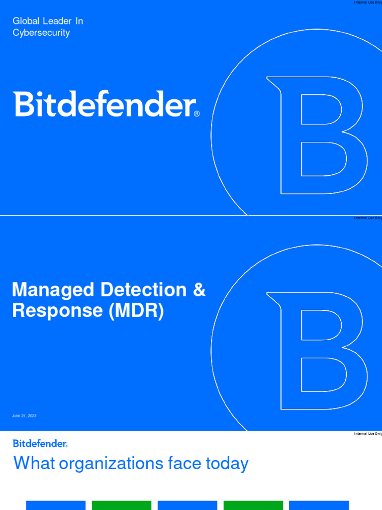 Bitdefender MDR Final 2023 | PDF | Security | Computer Security