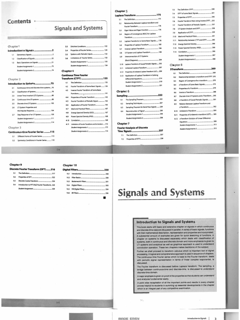 Signal & System Made-Easy Book Material | PDF