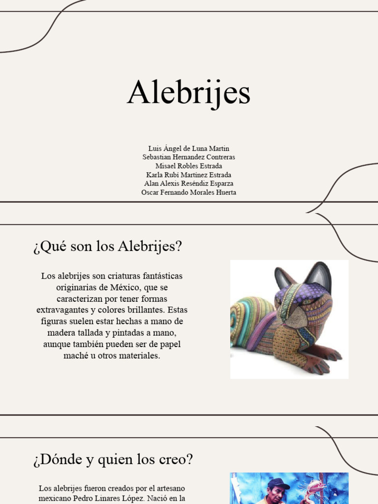 Alebrijes: Creatividad y Origen | PDF