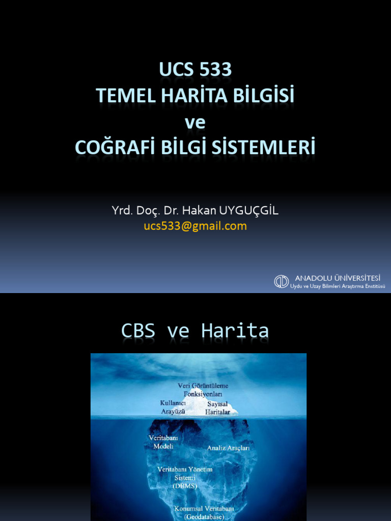 Temel Harita Bilgisi Ve CBS Ders Notları - Ünite 2 | PDF