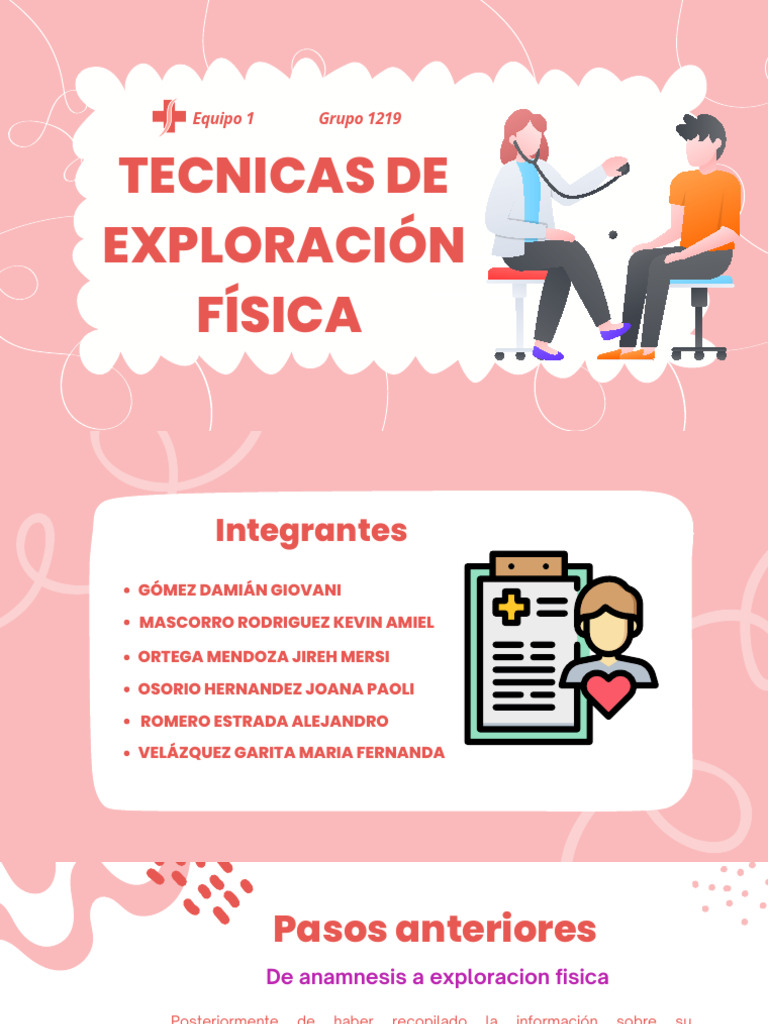 Tecnicas de exploración físicas. | PDF | Examen físico | Corazón