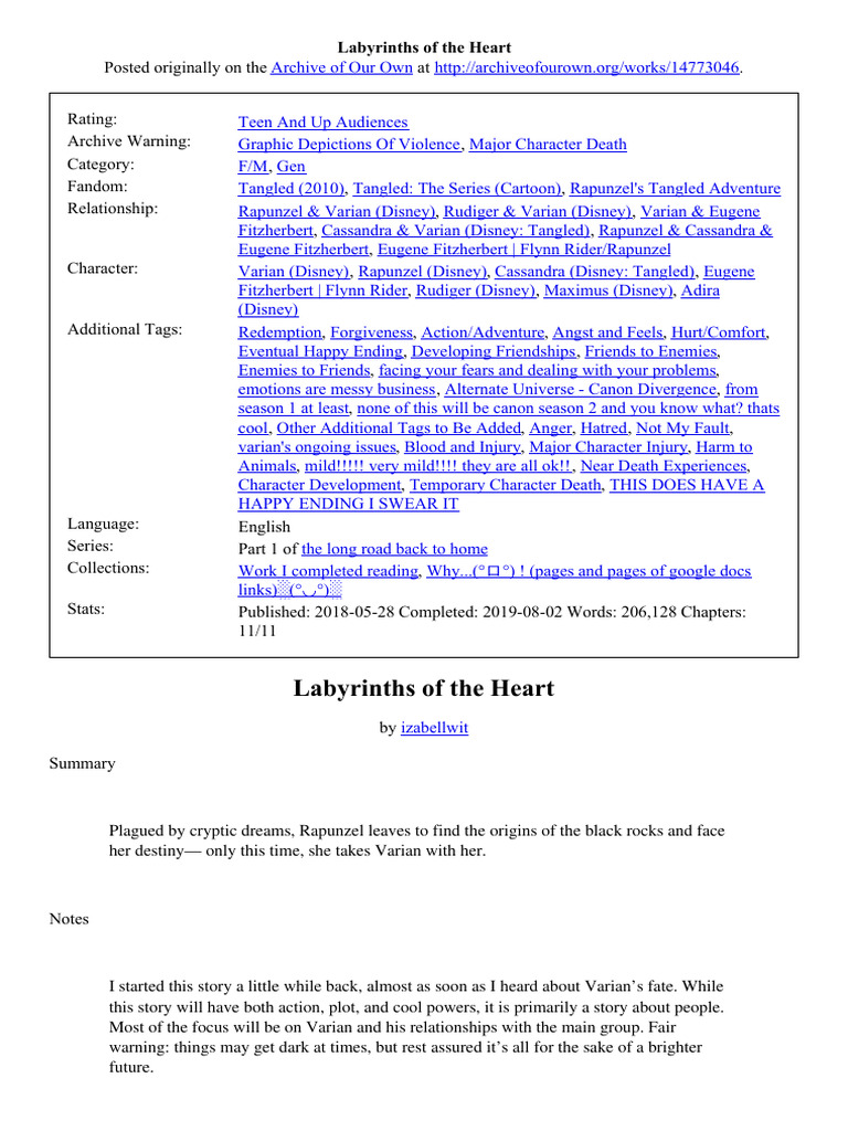 Labyrinths of The Heart | PDF | Art