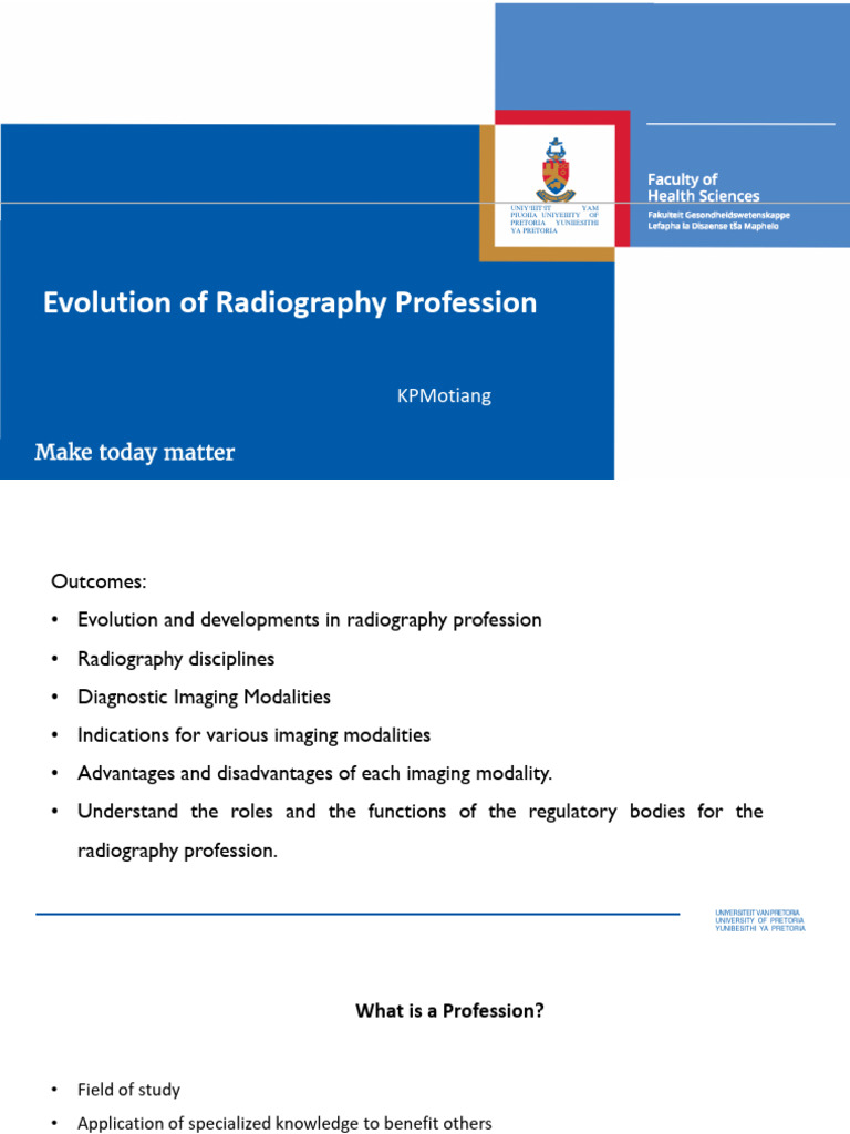 Evolution of Radiography Profession - Copy | PDF | Medical Imaging ...