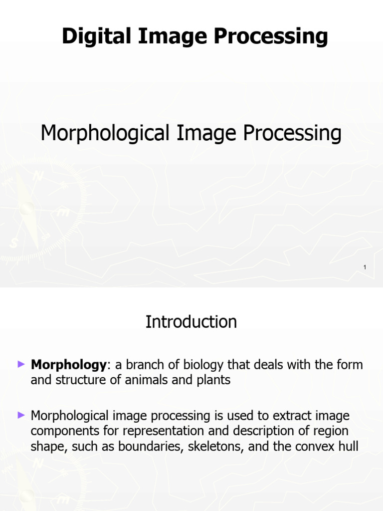5-Morphological Image Processing | PDF | Computer Vision | Vision