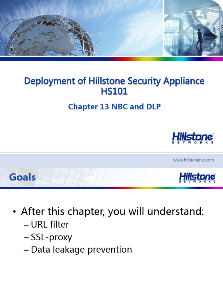 13 Chapter13 NBC and DLP v5.5r2 | PDF | Proxy Server | Transport Layer Security