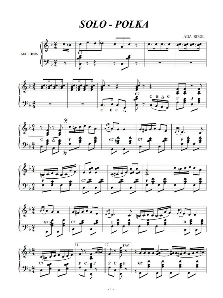 1 - Solo Polka | PDF