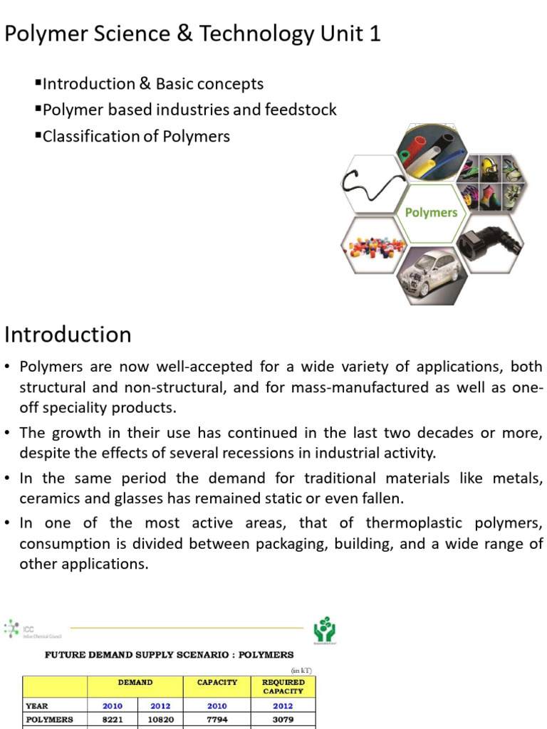 1 Polymer Science & Technology | PDF | Polymers | Cross Link