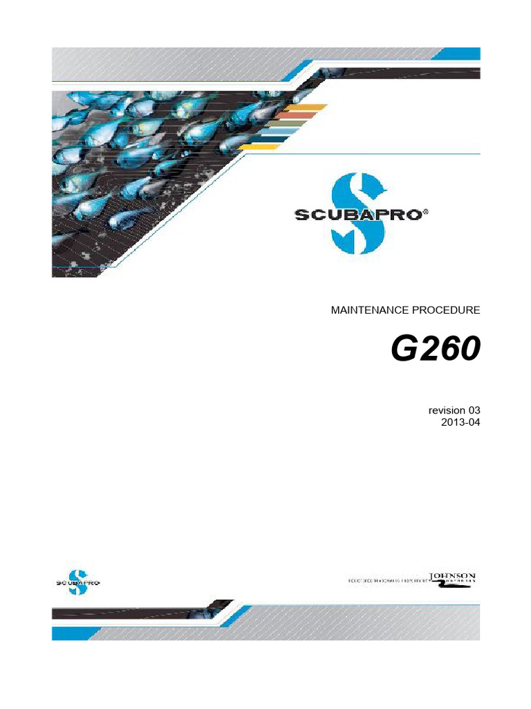 Maintenance Procedure G260 | PDF | Leak | Screw