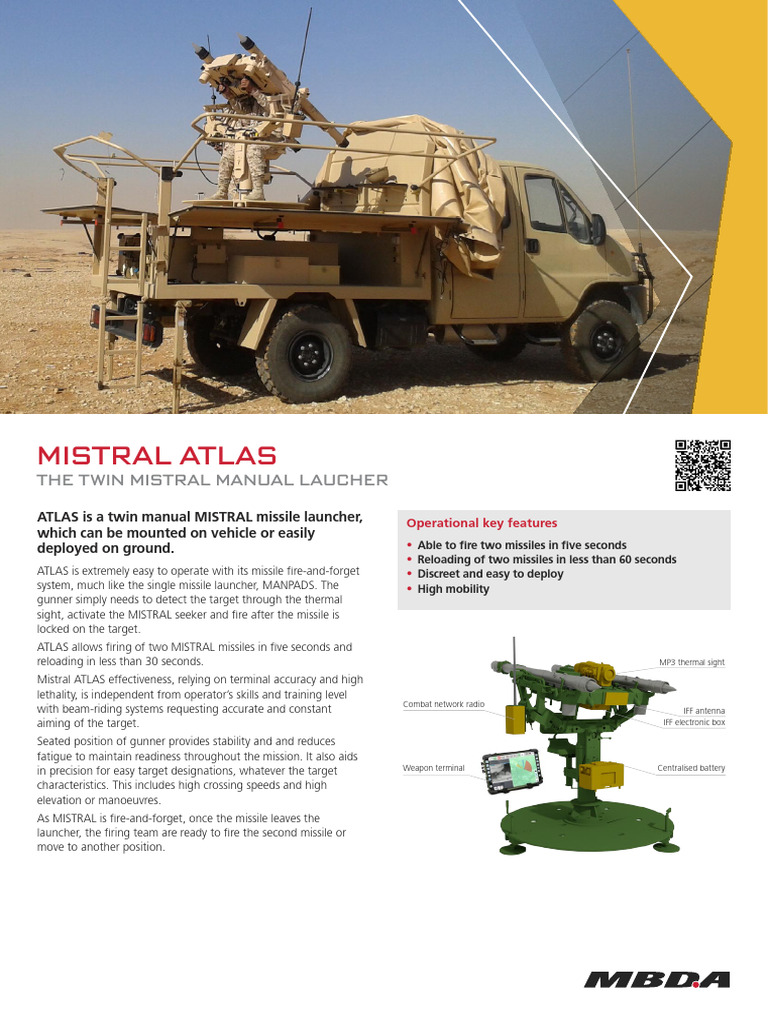 2023 MISTRAL ATLAS Datasheet | PDF | Missile | Equipment