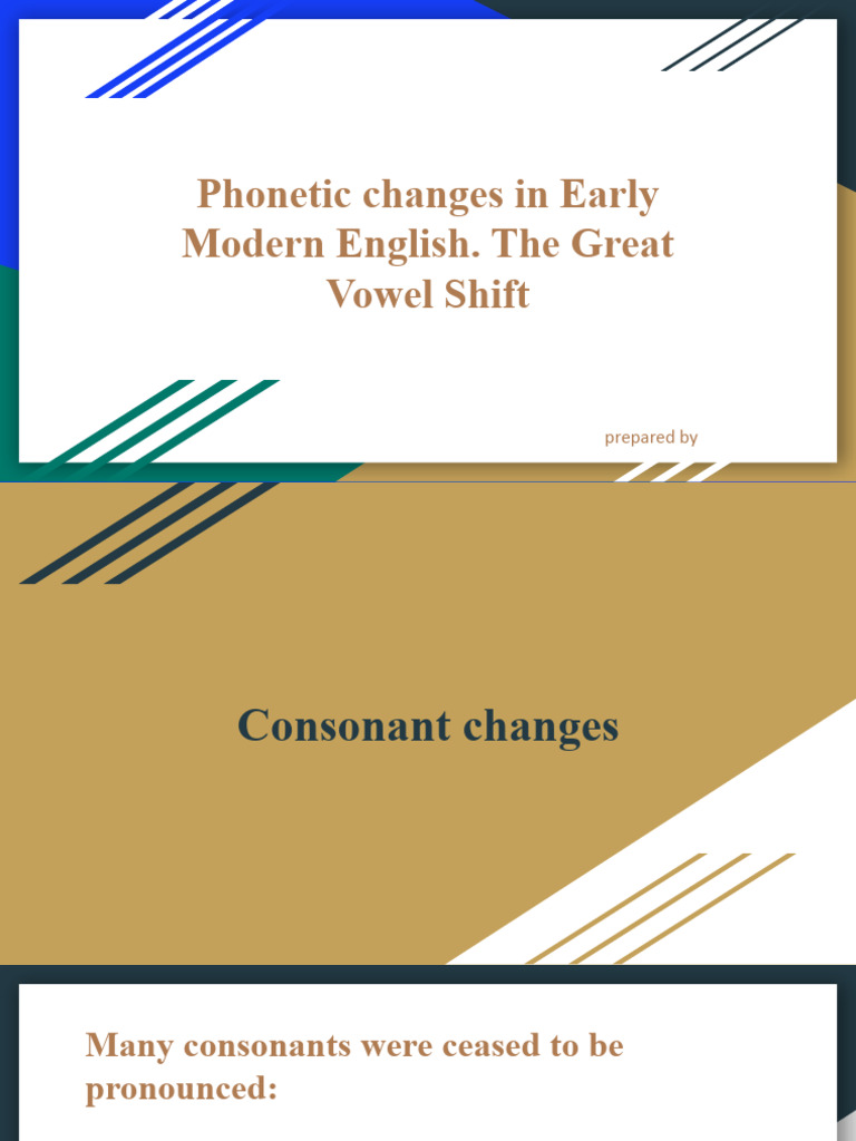 Phonetic Changes in Early Modern English | PDF
