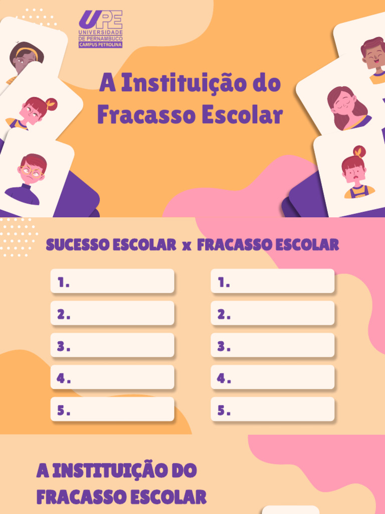 Fracasso Escolar: Causas e Impactos | PDF | Família | Moralidade