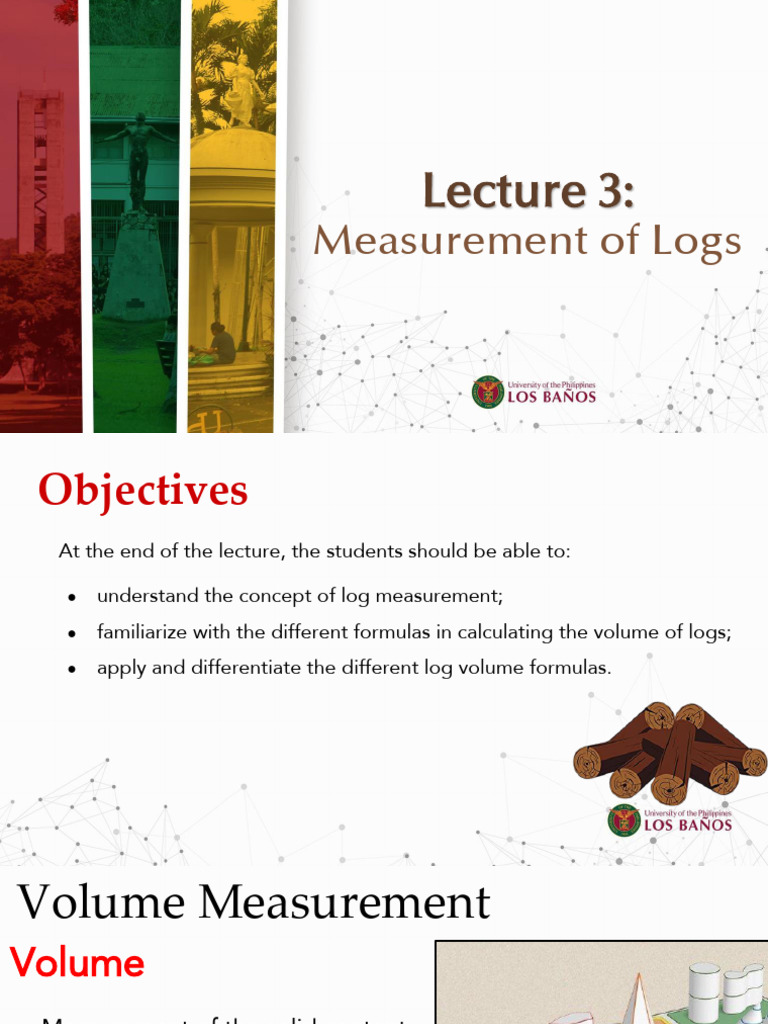 Measurement of Logs | PDF | Volume | Area