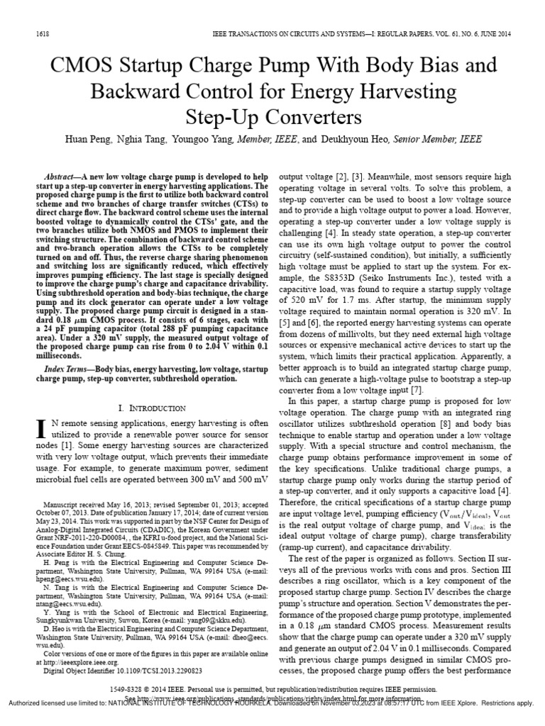 AKASH AUXILIARY CHARGEPUMP CMOS Startup Charge Pump With Body Bias ...