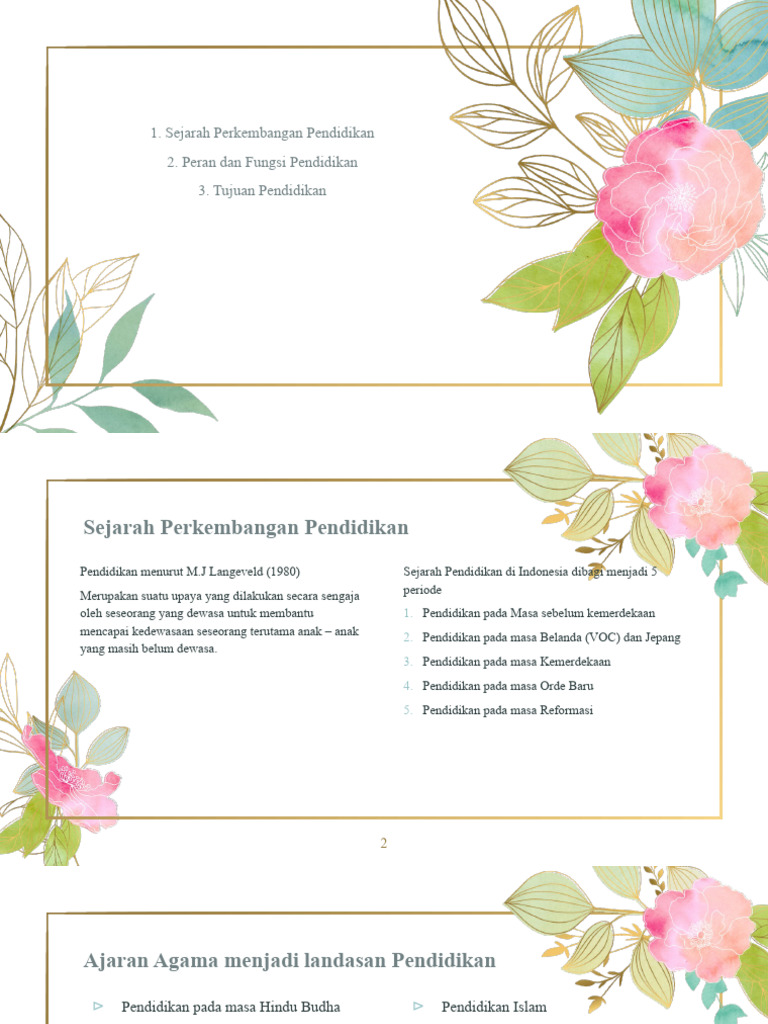 Dasar Dasar Pendidikan | PDF