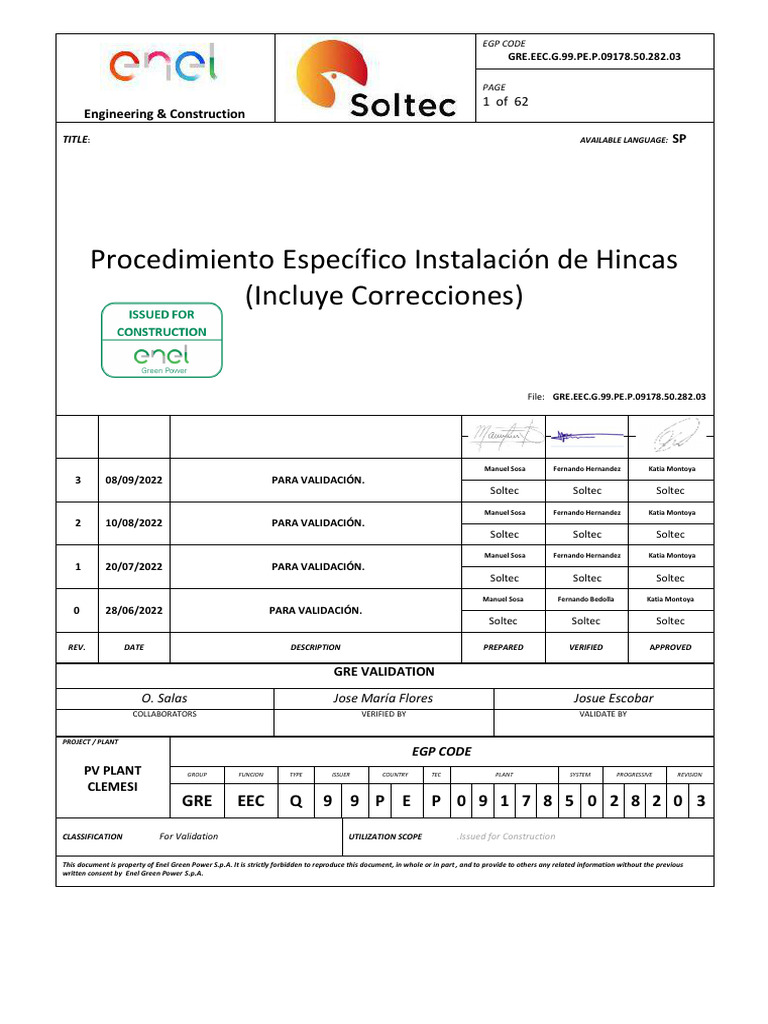 GRE - EEC.G.99.PE.P.09178.50.282.03 Proc Especifico Instalación de ...