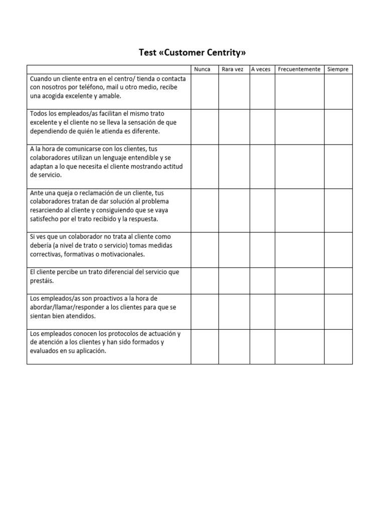 Test Customer Centrity | PDF