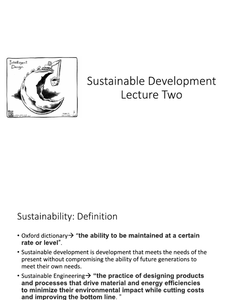 Sustainable Development | PDF