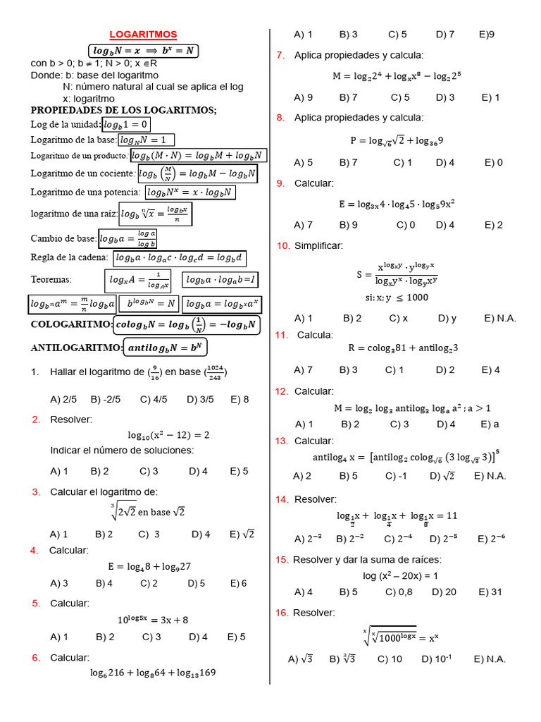 logaritmos-pdf-logaritmo-matem-tica-elemental