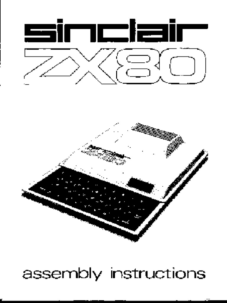 Zx80 Assembly Instructions | PDF