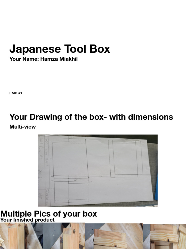 Hamza Miakhil - Japananese Tool Box Eval | PDF