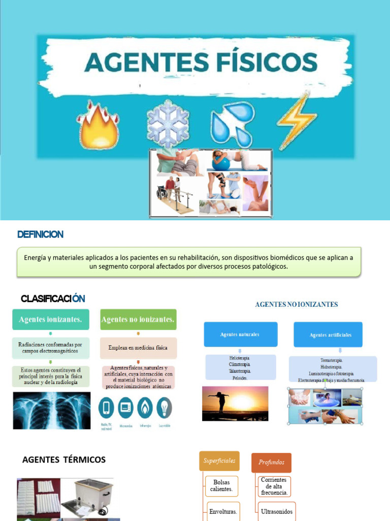 Clasificación de Agentes Físicos en Fisioterapia | PDF