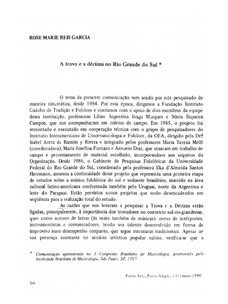 Sobre A Trova Com Exemplos | PDF
