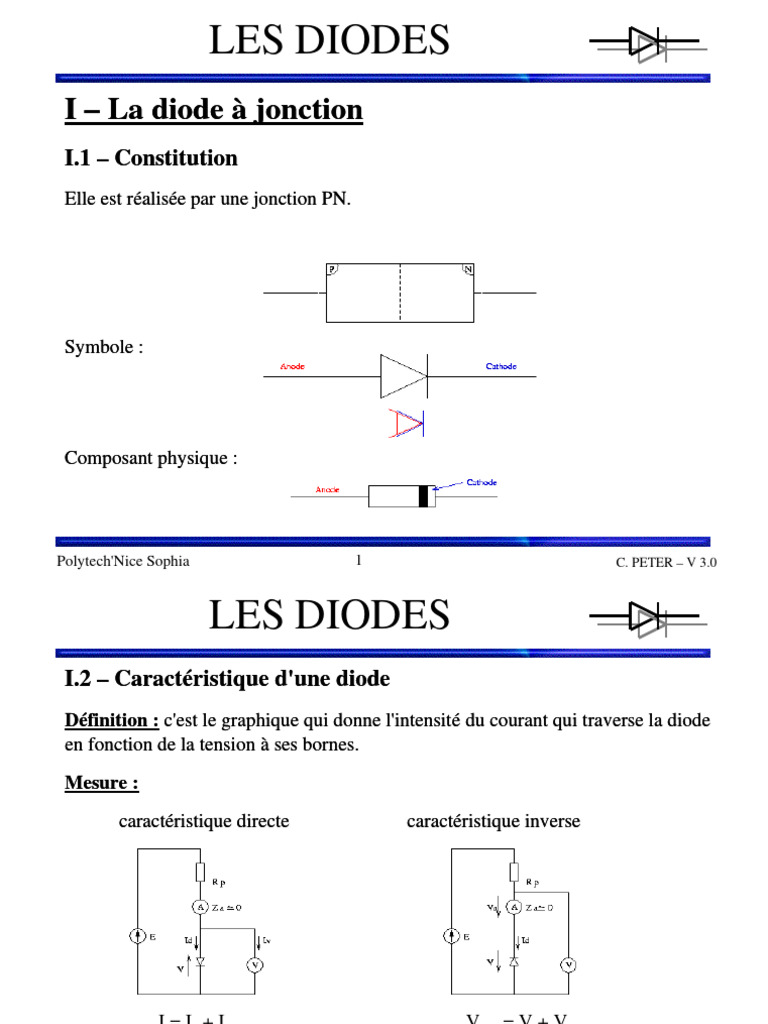 3 Diodes | PDF | Redresseur | Diode