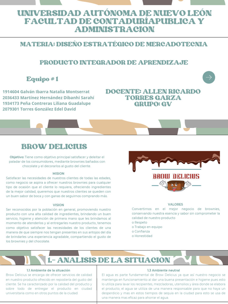 Pia Presentacion - Eq1 | PDF | Marketing | Producto (Negocio)