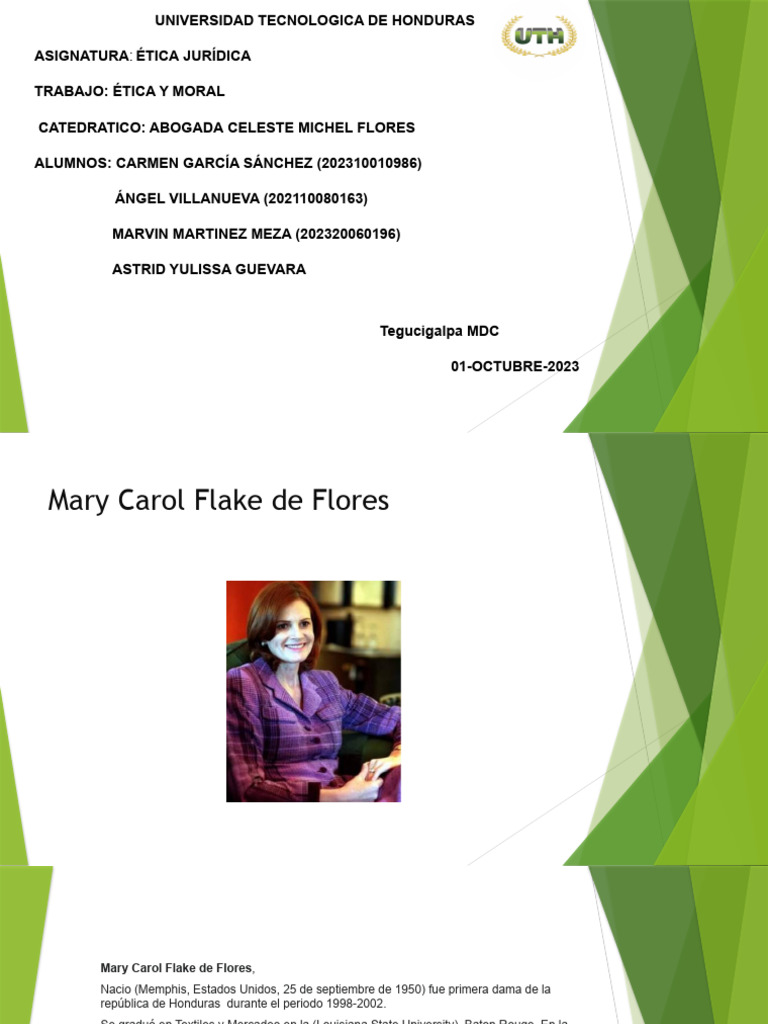 Tarea Mary Carol Flake | PDF | Honduras