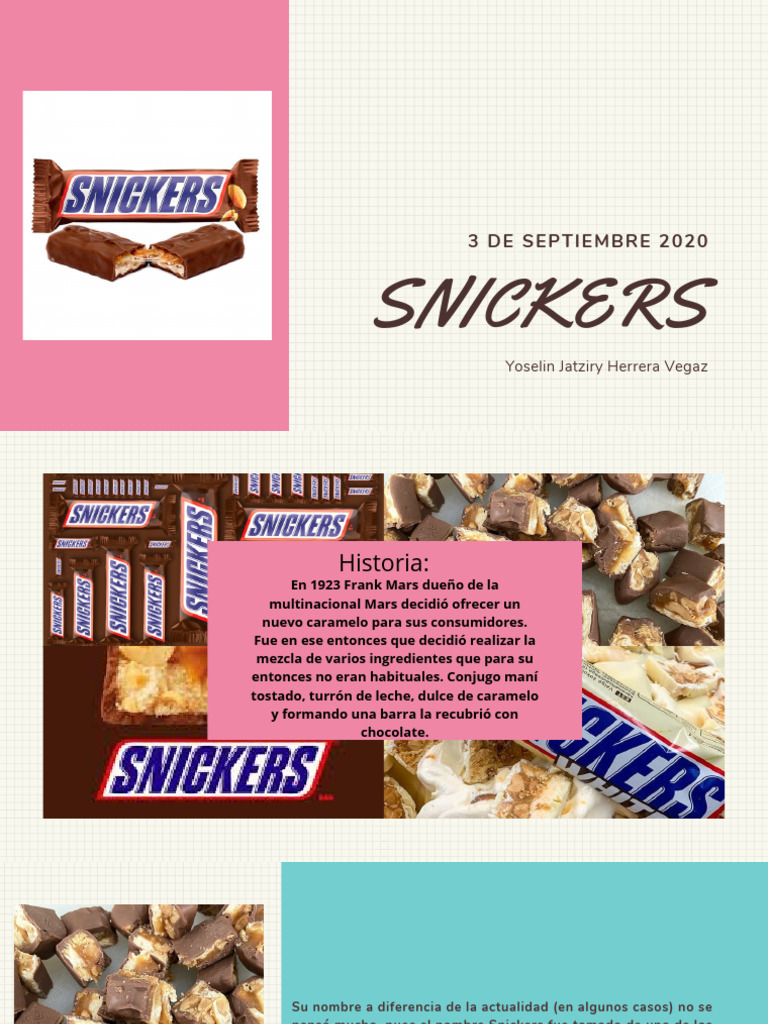 Historia y Evolución de Snickers | PDF | Estilo de vida
