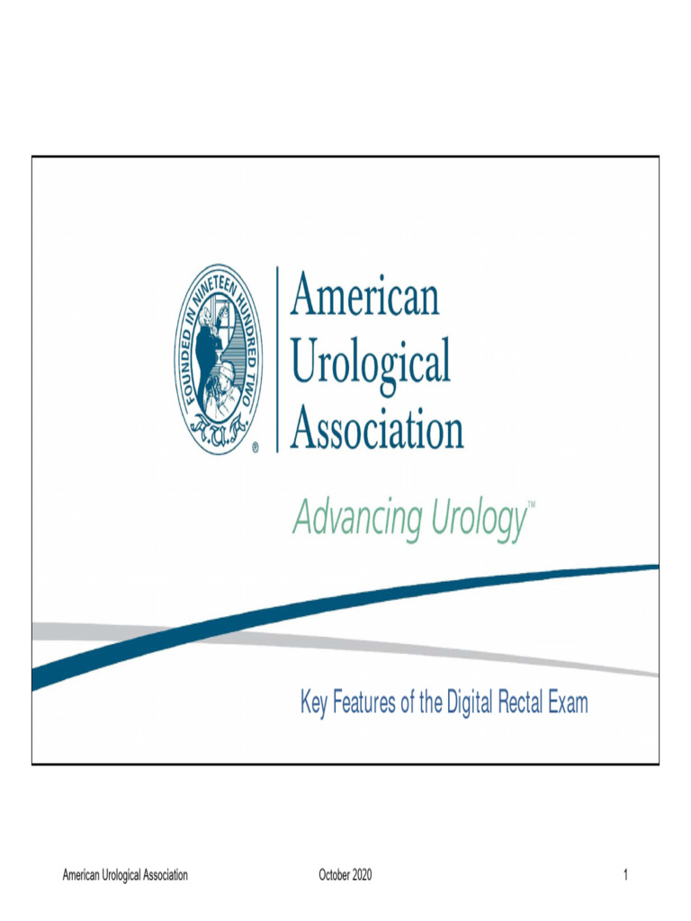Key Features of The Digital Rectal Exam | PDF | Rectum | Clinical Medicine