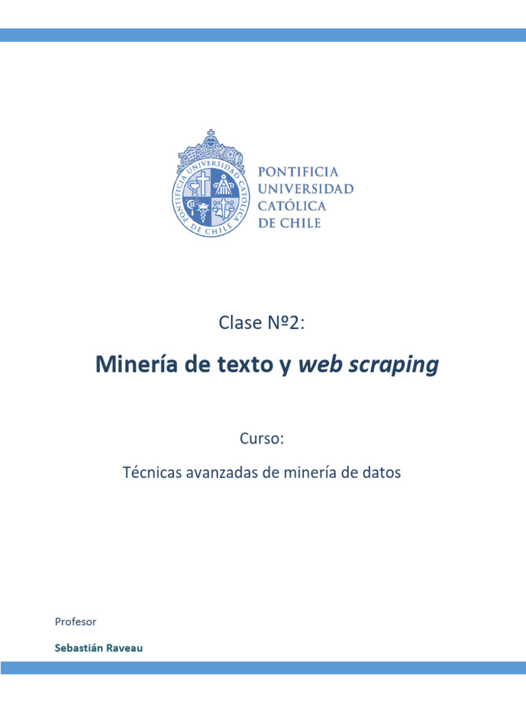 Clase 2 - Web Scraping | PDF | Palabra | Red mundial