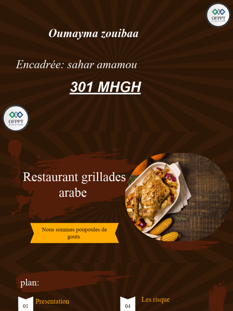Restaurant Grillades Émiraties au Maroc | PDF | Cuisine | Restaurants