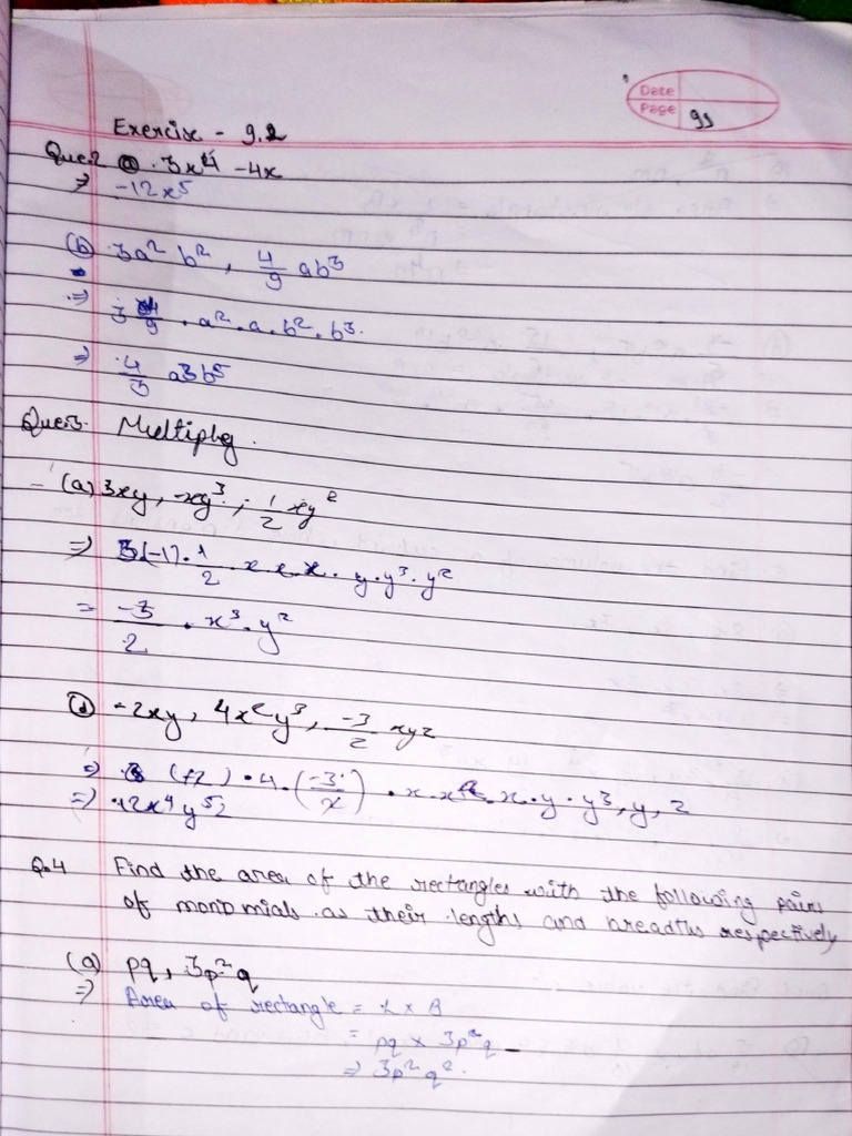 Maths CH 9 PDF