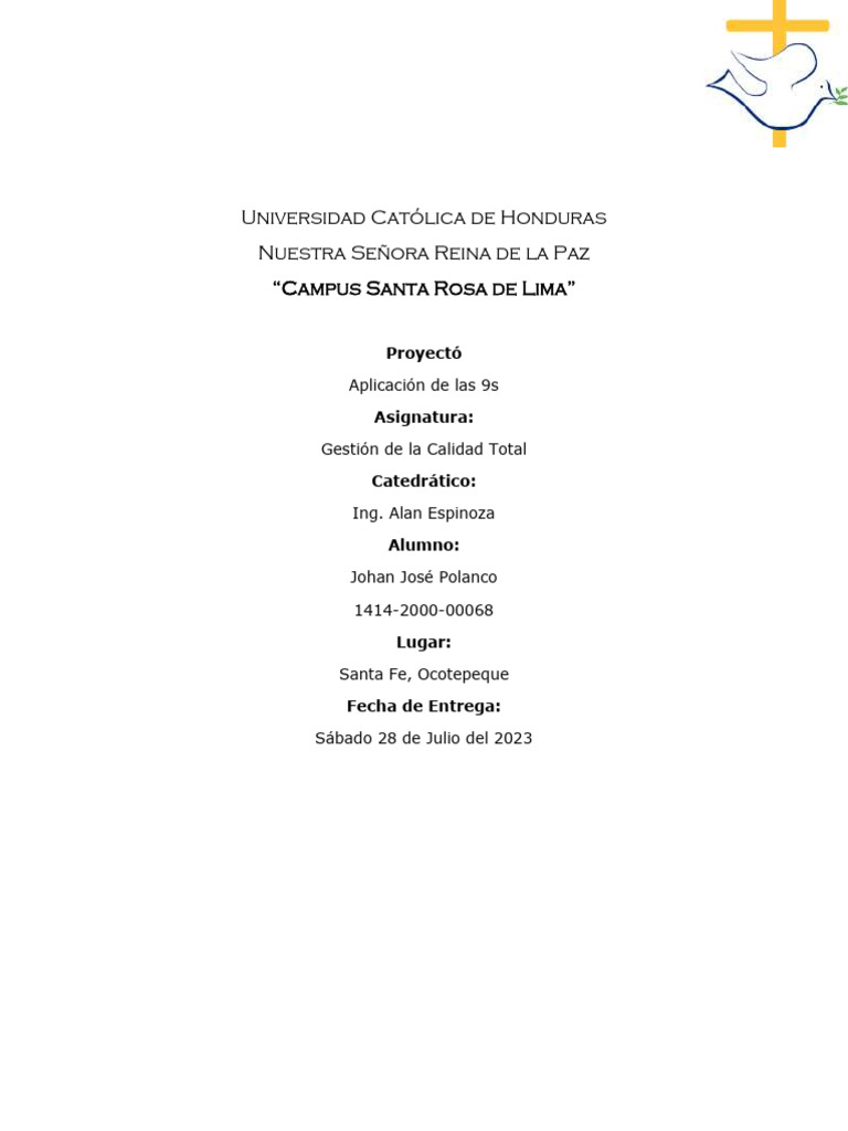 Implementación de las 9S en Calidad | PDF | Gestión de la calidad